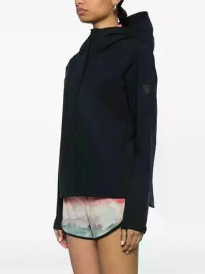 Rossignol Utility Lightweight Zip-up Jacket With Hood - Black
