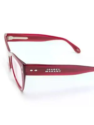 Isabel Marant Cat Eye Frame Glasses - Pink