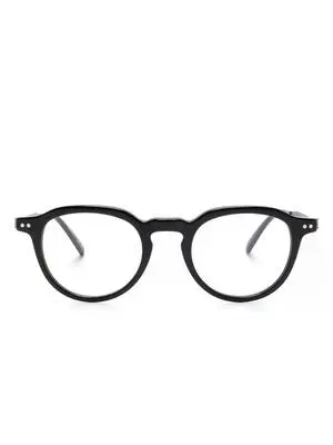Dunhill Pantos-frame Glasses - Black