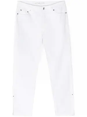 Michael Kors Cropped Cotton Jeans - White