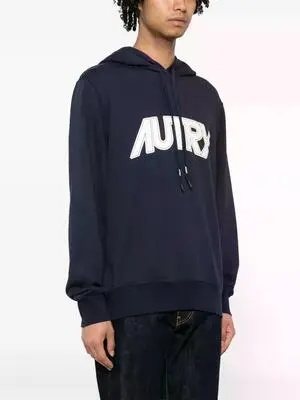 AUTRY Logo-print Cotton Hoodie
