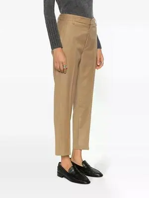DONDUP Cropped Flannel Trousers