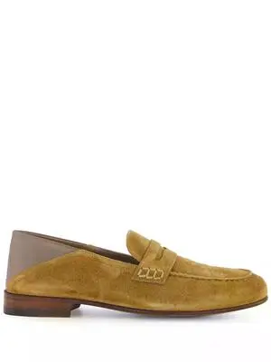 Manolo Blahnik Plymouth Calf Suede Loafers