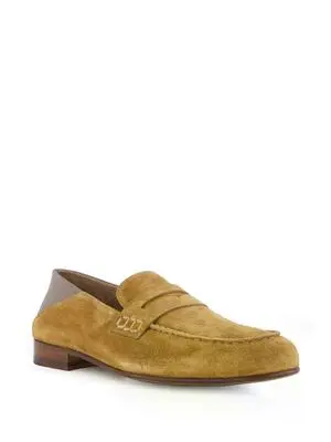 Manolo Blahnik Plymouth Calf Suede Loafers