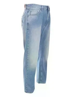 Roberto Cavalli Logo-patch Tapered Leg Jeans