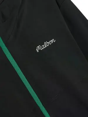 MALBON X Futura Tag Hooded Zip Jacket - Black