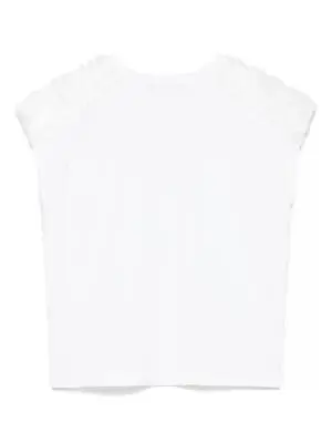 FABIANA FILIPPI Fabiana Filippi Crewneck T-Shirt With Ruffle Detail