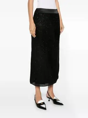Peserico Mesh Midi Skirt