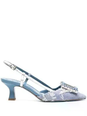 Roberto Festa Stefi 60mm Slingback Sandals - Blue