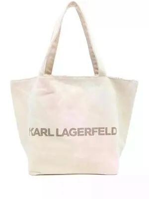 Karl Lagerfeld Reversible Logo Monogram Tote Bag