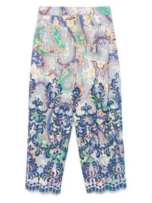 Etro Floral Print Trousers
