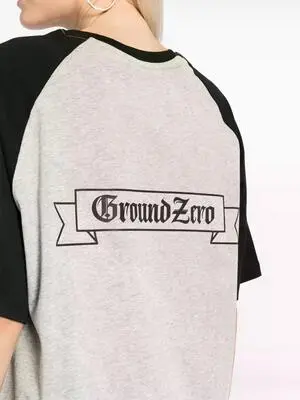 GROUND ZERO Logo-print Cotton T-shirt