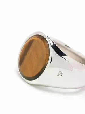 Tom Wood Oval Tiger Eye Ring