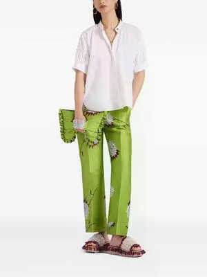 La DoubleJ Hendrix Floral Print Trousers