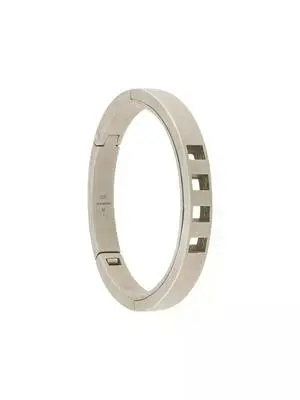 PARTS OF FOUR Sistema Punchout Bracelet - Silver