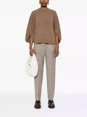 Max Mara High-waisted Trousers - Neutrals