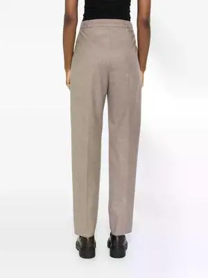 Max Mara High-waisted Trousers - Neutrals