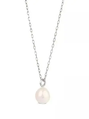 DINNY HALL Thalassa Necklace With Pearl Pendant - Silver