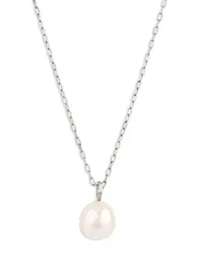 DINNY HALL Thalassa Necklace With Pearl Pendant - Silver