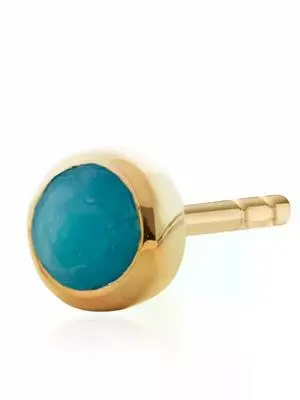 Monica Vinader Mini Gem Stud Earrings - Gold
