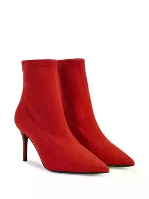 GIUSEPPE ZANOTTI 90mm Mirea Stiletto Heel Boots - Red