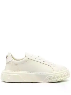 Casadei Casadei Off-Road Calf Leather Sneakers Neutrals