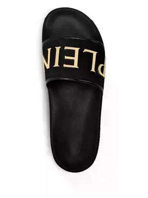 PLEIN SPORT Aero Slides With Logo Lettering