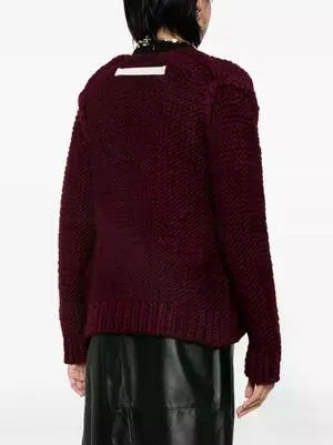 Toga V-neck Chunky-knit Cardigan
