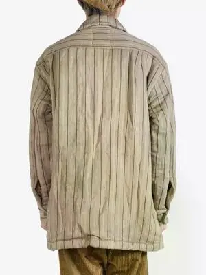 UMA WANG Striped Shirt - Brown