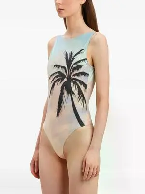 Palm Angels Sunrise Palm Swimsuit