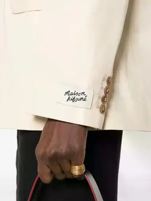 Maison Kitsuné Tailored Cotton Blazer