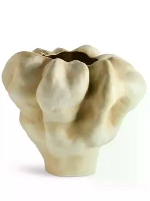 L'Objet Short Timna Porcelain Vase - Neutrals