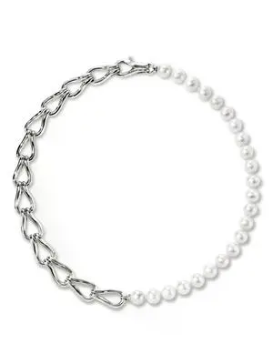 John Hardy Pearl Necklace - Silver