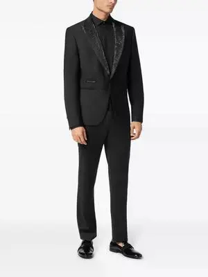 Philipp Plein Rhinestone-embellished Blazer