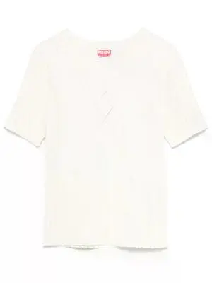 Kenzo Diamond-pattern T-shirt - White