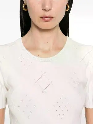 Kenzo Diamond-pattern T-shirt - White