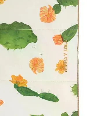 Bimba Y Lola Cactus-print Laptop Sleeve