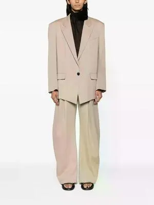 Attico Glen Oversized Single-breasted Blazer