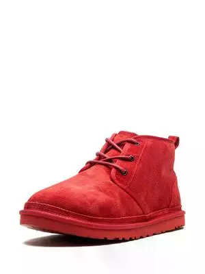 UGG Neumel Suede Lace-up Boots - Red