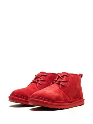 UGG Neumel Suede Lace-up Boots - Red
