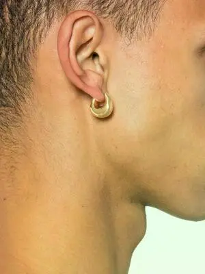 Tom Wood Gold Earrings For Men