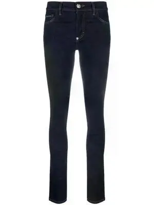 Philipp Plein Mid-rise Skinny Jeans - Blue