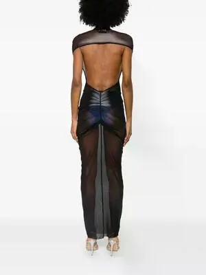 JEAN PAUL GAULTIER Sheer Maxi Dress