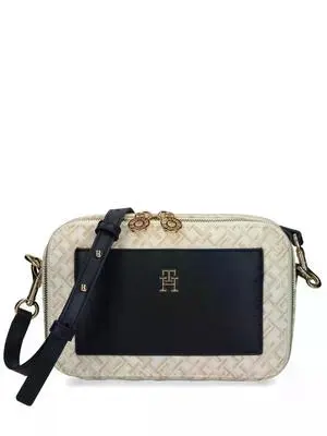 Tommy Hilfiger Monogram Print Crossbody Bag - Neutrals
