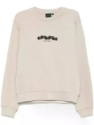 DAILY PAPER Logo Print Crewneck Sweatshirt