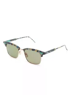 Thom Browne Tortoiseshell Sunglasses - Black