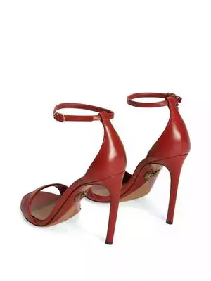 Dolce & Gabbana Leather Stiletto Heeled Sandals