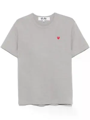 Play Comme Des Garcon Mini Heart-patch T-shirt