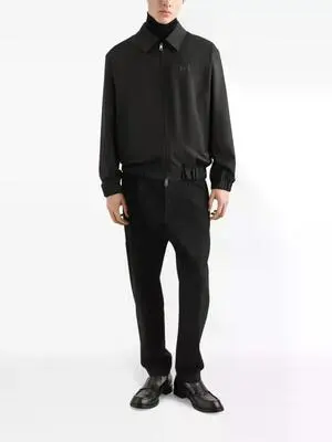Dolce & Gabbana Logo Appliqué Bomber Jacket