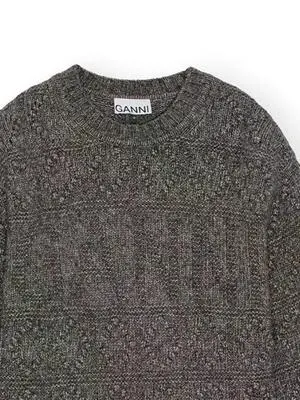 GANNI Textured Knit Jumper
